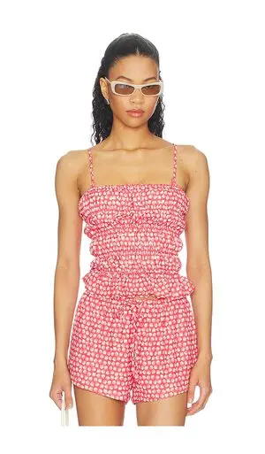 Solid & Striped Office Wear Camis Tanks For Women
