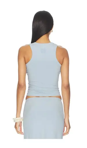 NEVER FULLY DRESSED Rib Tank With Sun Graphic