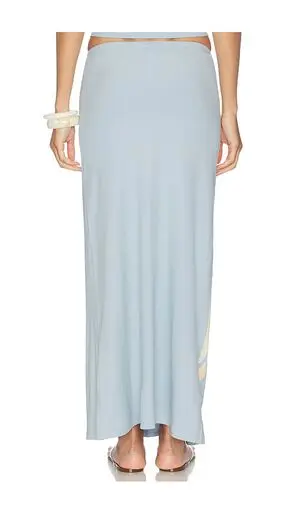 NEVER FULLY DRESSED Ice Sun Print Maxi Skirt