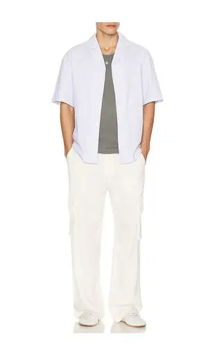 KROST Cotton Stripe Bowling Shirt In . Also