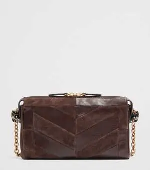 Valentino Garavani Small Leather Shoulder Bag - Brown