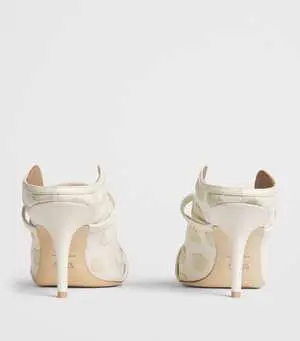 MALONE SOULIERS Maureen Heeled Mules - Beige