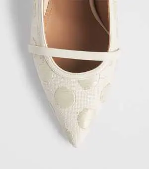 MALONE SOULIERS Maureen Heeled Mules - Beige