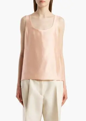 Khaite Parker Tank Top - Light Peach