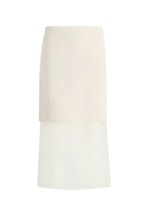 Khaite KHAITE Sybil Skirt Natural