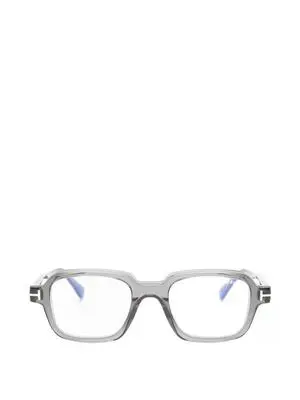TOM FORD T-motif Square-frame Glasses - Grey