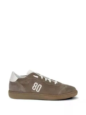 BE980 Logo-embroidered Suede Sneakers