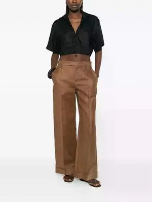 Brunello Cucinelli Pleated Turn-up Trousers