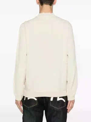 Stone Island Logo Embroidered Sweatshirt