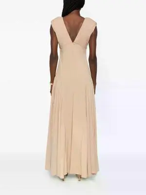 CARLA G. Draped Maxi Dress