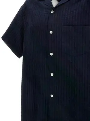 Portuguese Flannel Textured-finish Short-sleeve Shirt