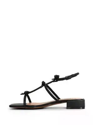 BIBI LOU Bow Embellished Crystal Sandals