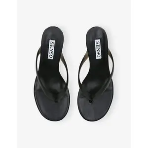 Senso Flowe Jelly Heeled Sandals - Black/comb