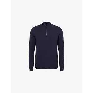 ARNE Funnel Neck Long Sleeve Knitted Cardigan