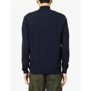 ARNE Funnel Neck Long Sleeve Knitted Cardigan