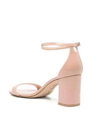 STUART WEITZMAN Nudist Block-heel Sandals - Pink