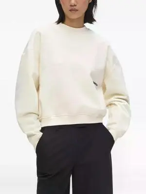 Karl Lagerfeld Logo Print Cotton Jersey Hoodie