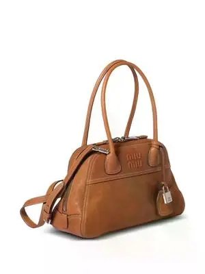 Miu Miu Vivant Leather Bowling Bag