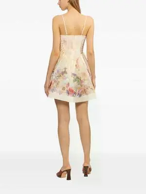 Zimmermann Eyelet Floral Print Dress