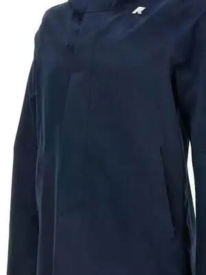 K-WAY Hooded Logo-patch Coat