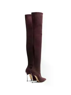 Casadei Blade Over-the-knee Boots - Red