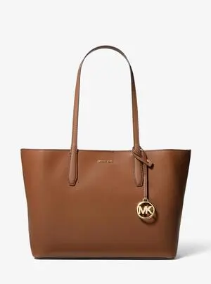 Michael Kors Avalon Medium Pebbled Leather Tote Bag - Brown