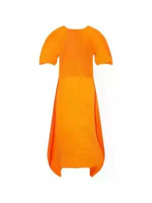 MELITTA BAUMEISTER Pleated Curved-hem Dress