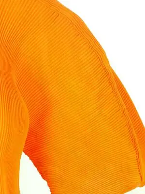 MELITTA BAUMEISTER Pleated Curved-hem Dress