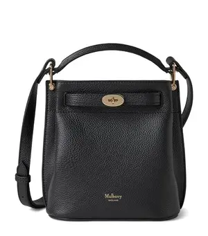 Mulberry Mini Leather Islington Bucket Bag - Black