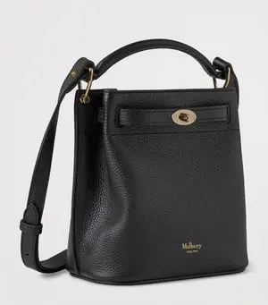 Mulberry Mini Leather Islington Bucket Bag - Black
