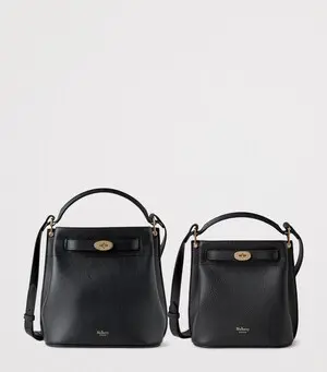 Mulberry Mini Leather Islington Bucket Bag - Black
