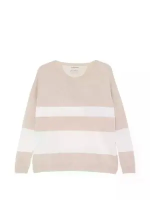 PUROTATTO Horizontal Stripe Sweater