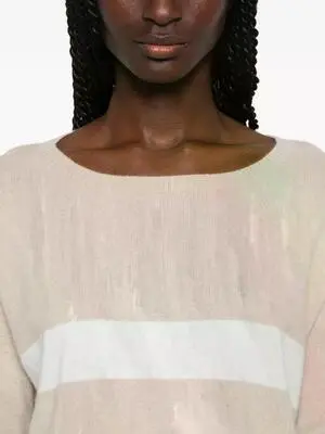 PUROTATTO Horizontal Stripe Sweater