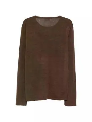 ROBERTO COLLINA Fine-knit Long-sleeve Sweater