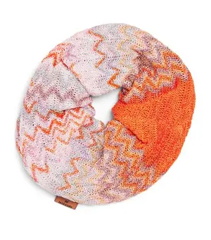 Missoni Zigzag Scrunchie - Pink