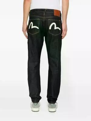 EVISU Logo Print Jeans