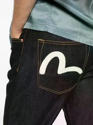 EVISU Logo Print Jeans