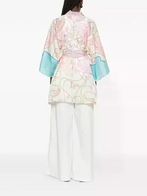 MAZZEI Butterfly Print Kimono