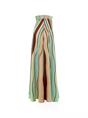 KOSE Thetis Wavy-print Skirt