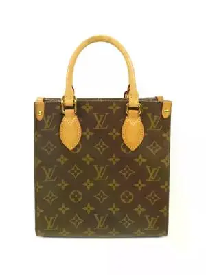 LOUIS VUITTON Bb Sac Plat Tote Bag - Brown