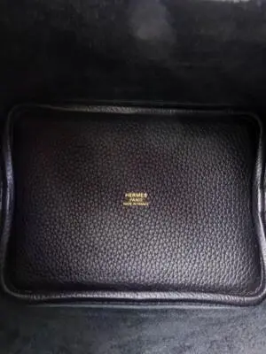 Hermès Pm Picotin Clemence-leather Tote Bag - Black