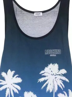 Moschino Tropical Palm Tree Print Vest
