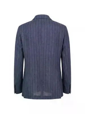 DRUMOHR Pinstripe-pattern Double-breasted Blazer