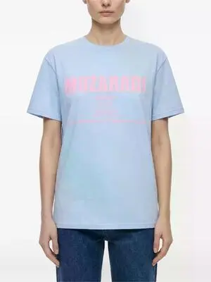 MUZARADI Logo Print Cotton T-shirt