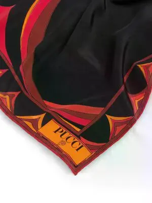 Emilio Pucci Fari-print Crepe-de-chine Stole