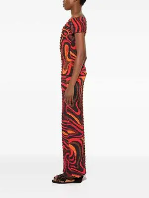 Emilio Pucci Marmo Print Shibori Top