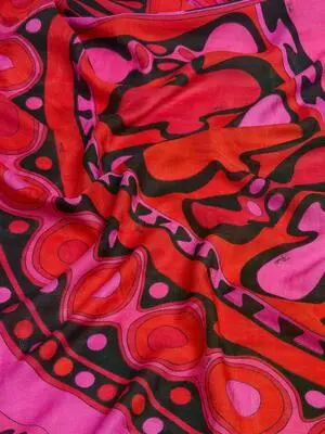 Emilio Pucci Soleil-print Wool And Silk Pashmina