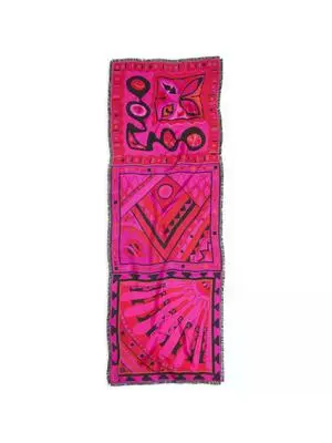 Emilio Pucci Mixed-print Silk Stole - Pink