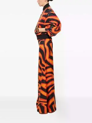 Emilio Pucci Labirinto Print Bomber Jacket