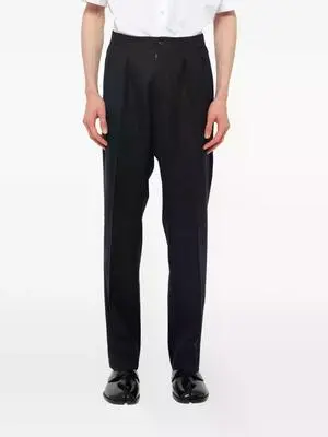 MAISON MARGIELA Pleated Virgin Wool Trousers
